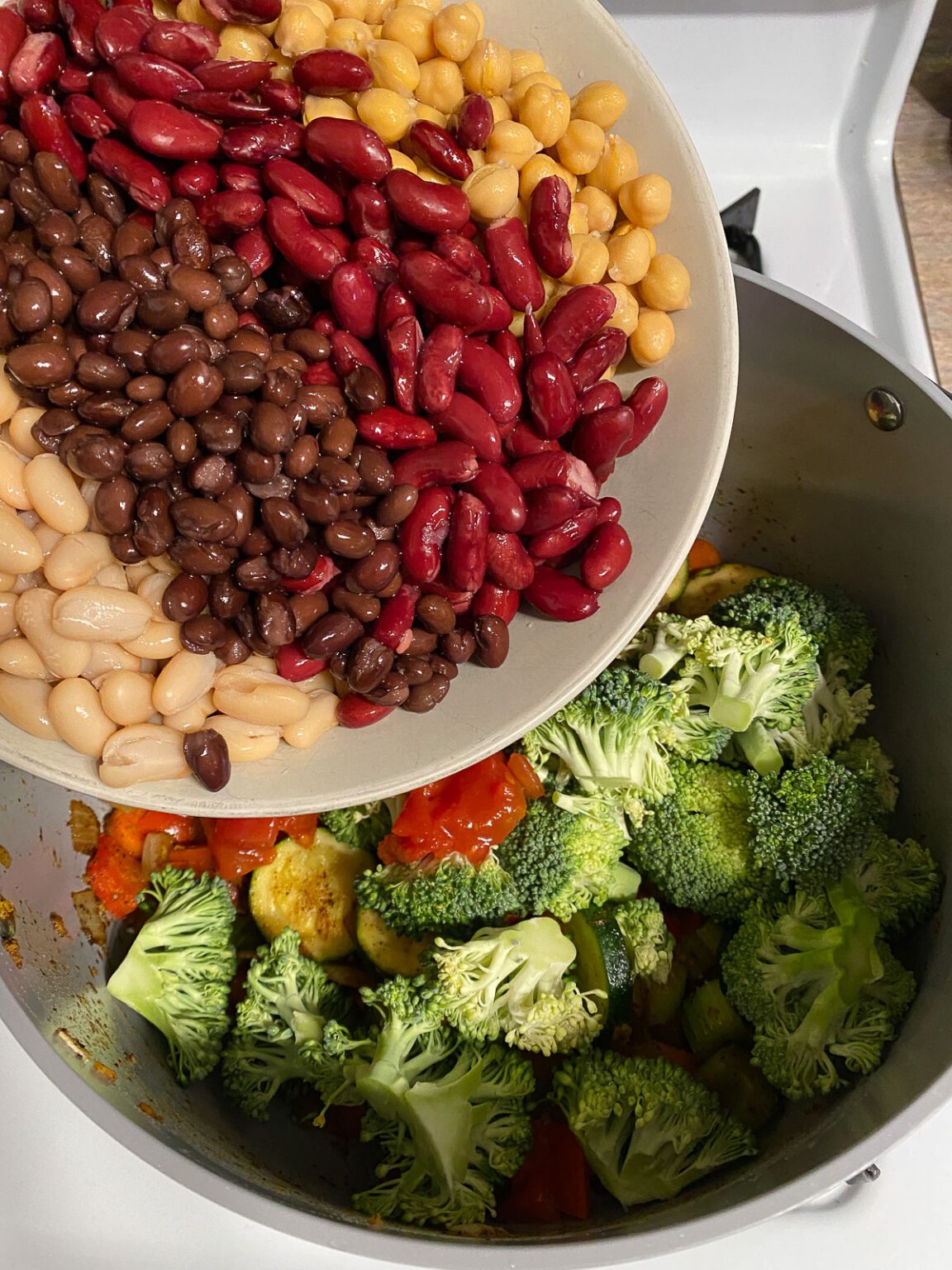 Mixed Bean and Vegetable Stew [Vegan Stew] - Food Sharing Vegan