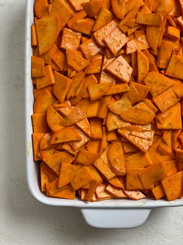Vegan Candied Yams with Marshmallows - Food Sharing Vegan
