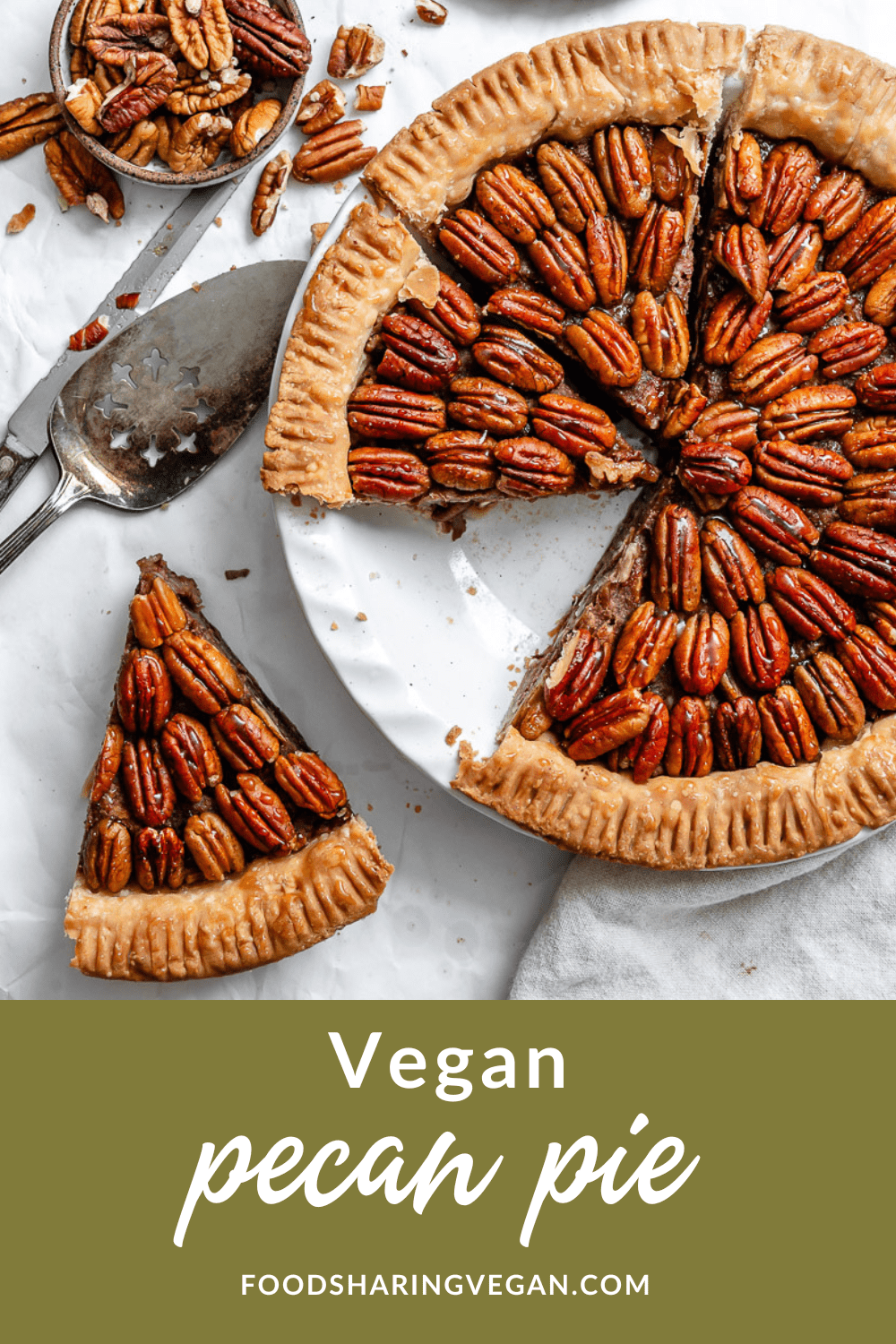 Vegan Pecan Pie (No Corn Syrup!) - Food Sharing Vegan