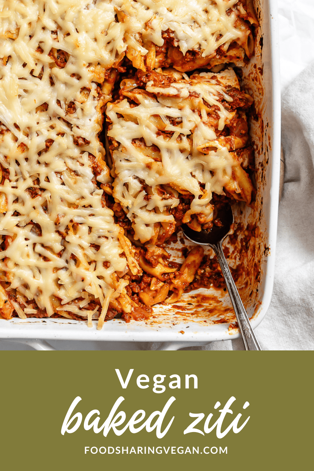 Vegan Baked Ziti - Food Sharing Vegan