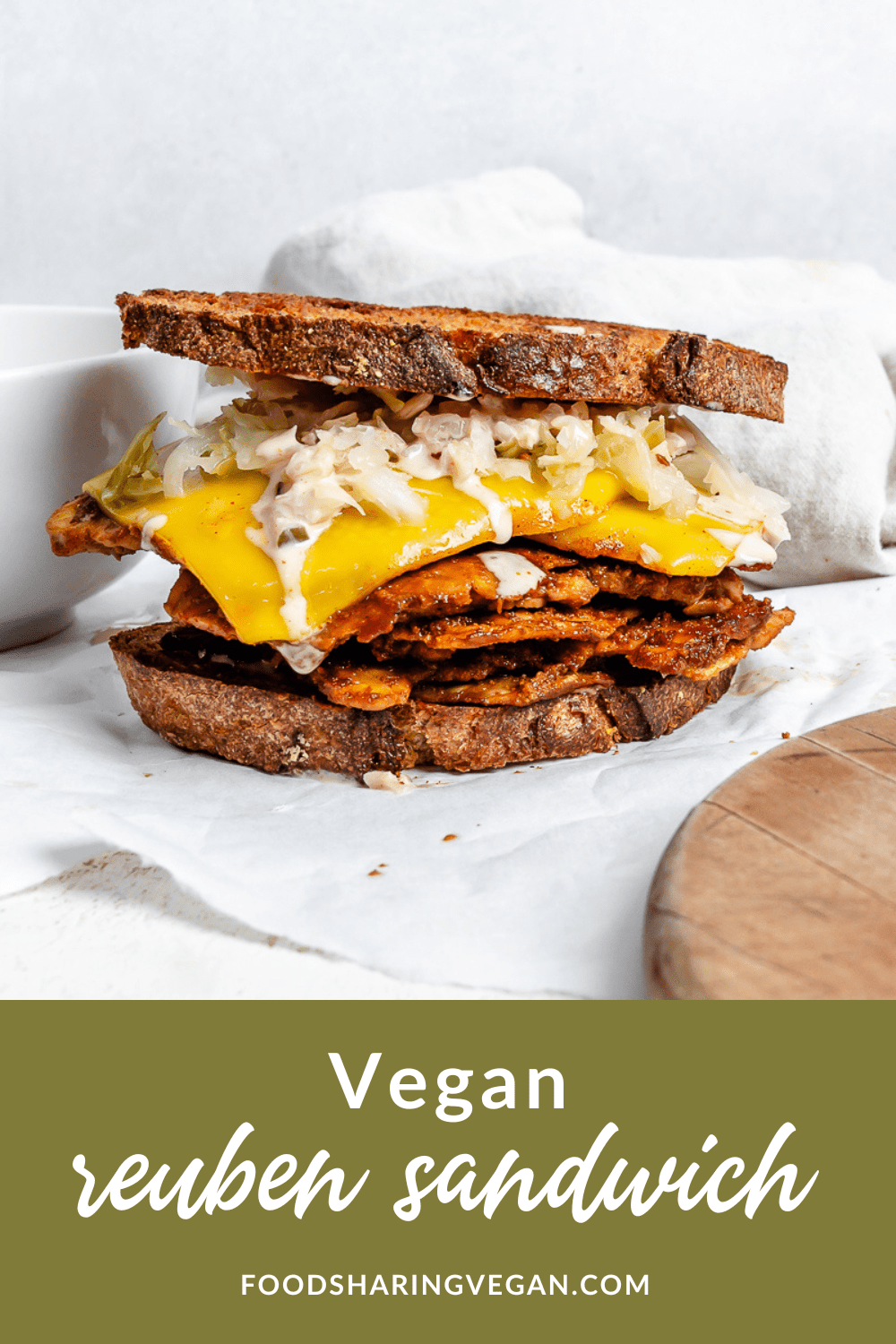 Vegan Reuben Sandwich - Food Sharing Vegan