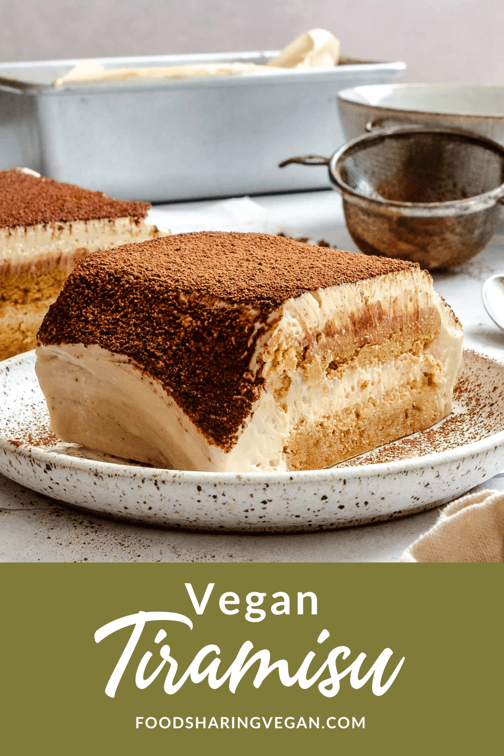 Easy Vegan Tiramisu - Food Sharing Vegan